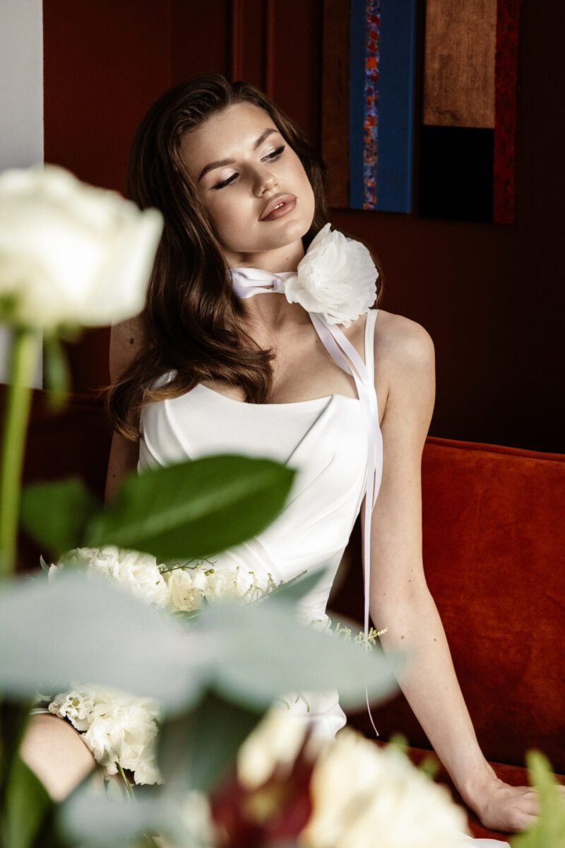 Чокер Цветок на шею JullyBride Москва