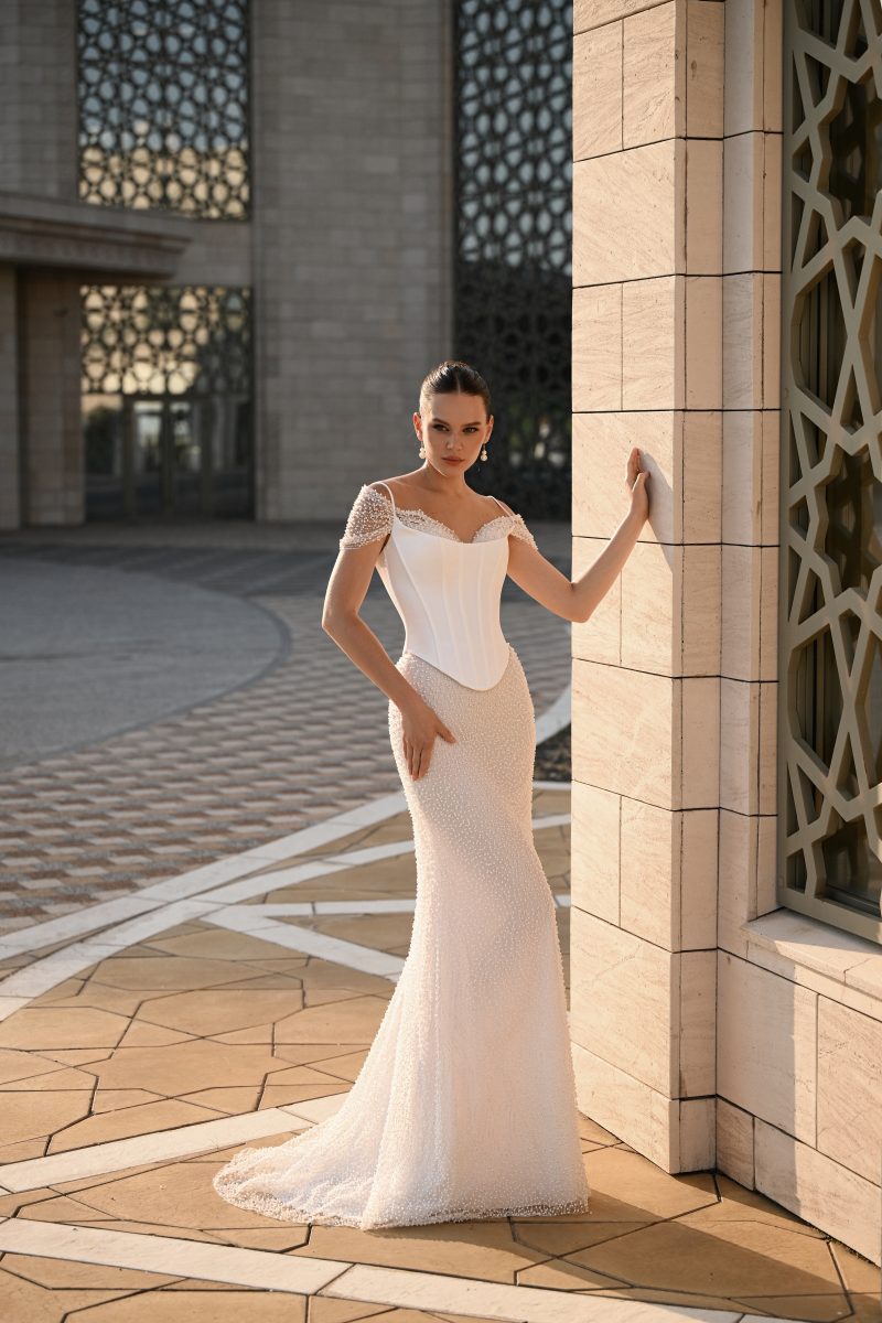 Свадебные платья силуэта рыбка - подчеркивающий фигуру фасон - Jully Bride Москва